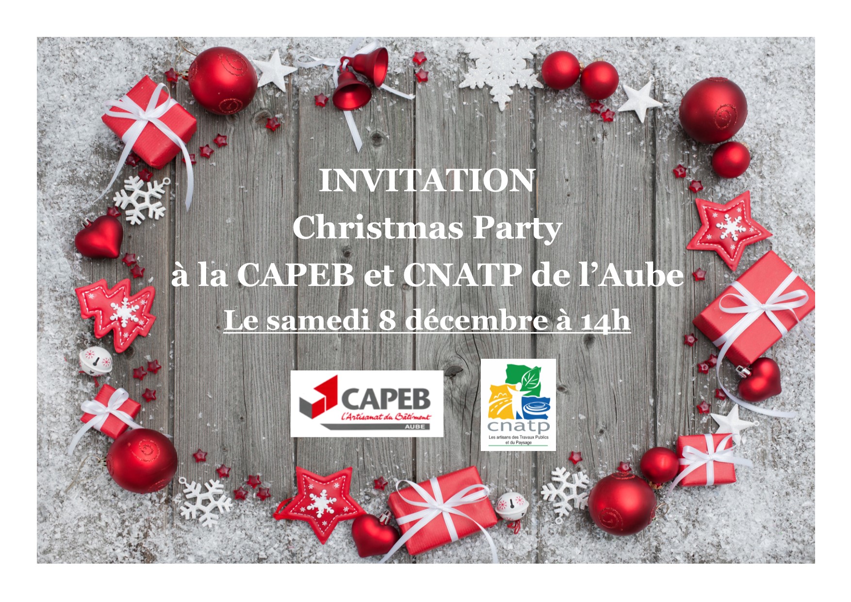 Arbre de Noël de la CAPEB et CNATP de l'Aube ・ CAPEB